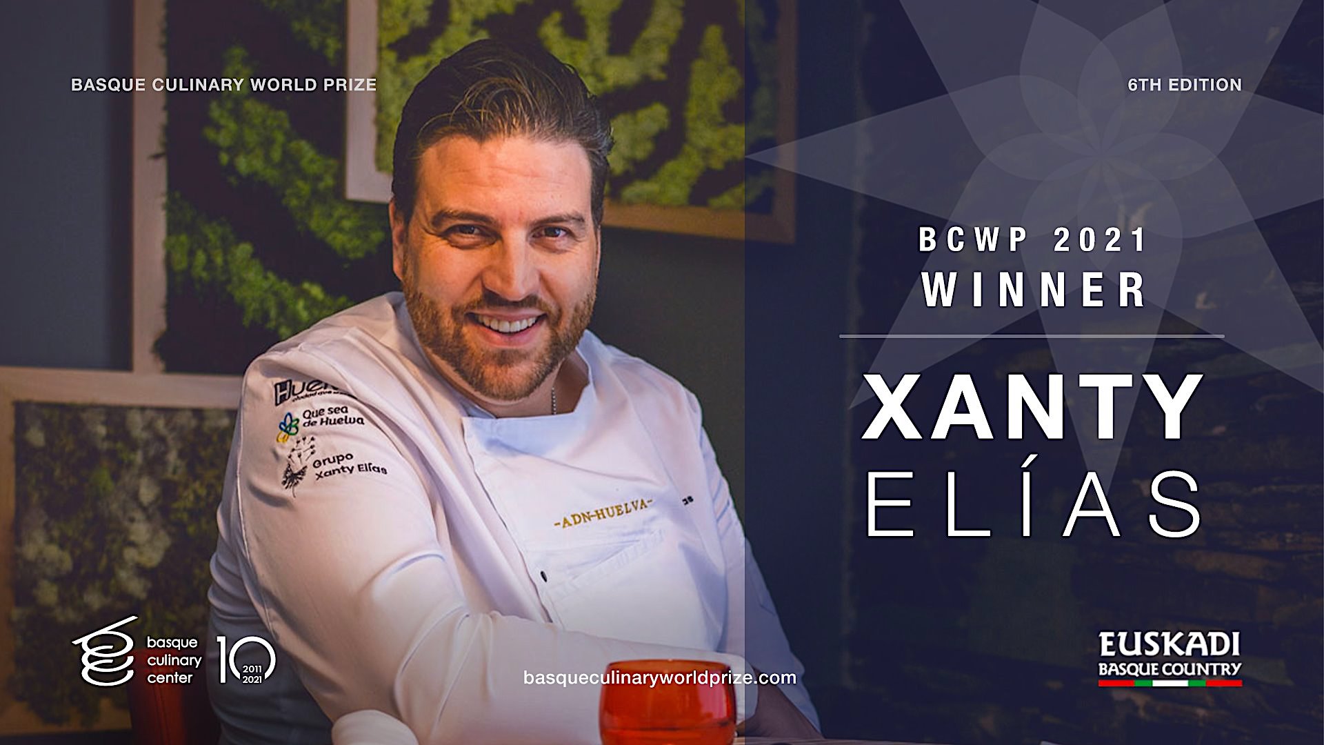 Le chef Xanty Elías remporte le Basque Culinary World Prize 2021 pour son engagement en faveur ...