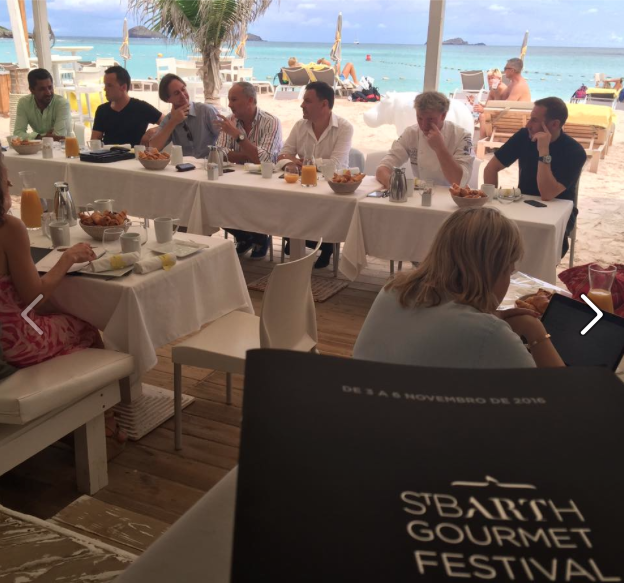 St Barth Gourmet Festival - 8 chefs Français cuisinent à la plage ...