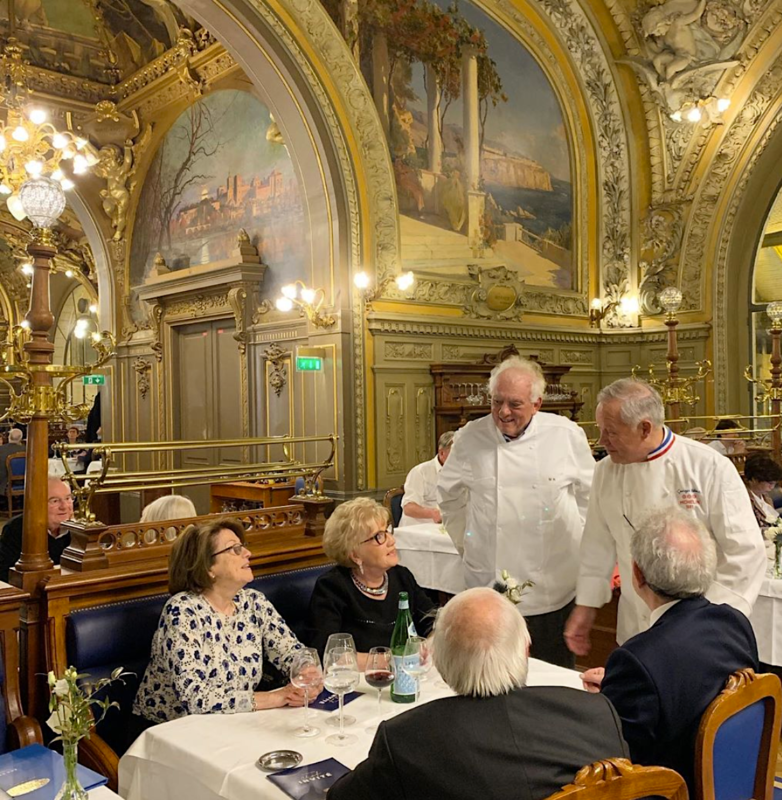 Georges Blanc et Michel Rostang étaient en cuisine au Train Bleu à ...
