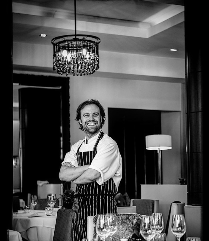 Londres - le chef 2 étoiles Brett Graham du restaurant The Ledbury n ...