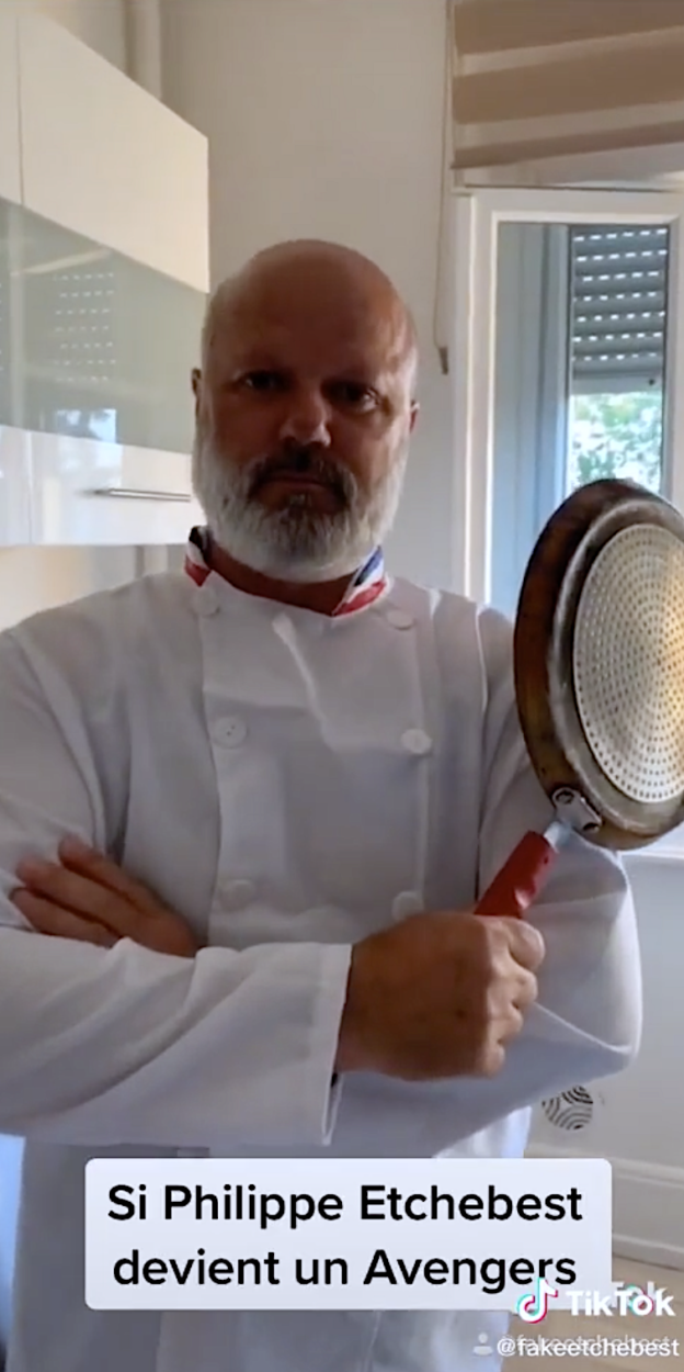 Découvrez le " Fake " compte Tik Tok du chef Philippe Etchebest - Food ...