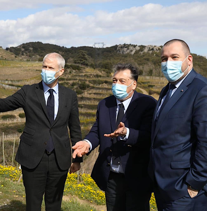 Le Ministre Franck Riester dans la Drôme auprès de la chef Anne-Sophie ...
