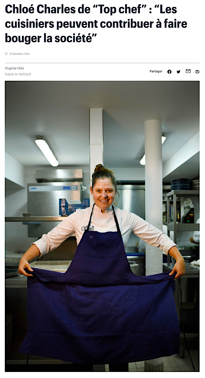 Chloé Charles : "A Top Chef, je suis venue faire de la cuisine, je suis ...
