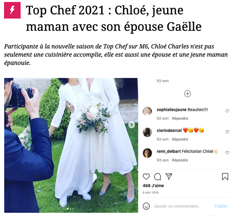 Chloé Charles : "A Top Chef, je suis venue faire de la cuisine, je suis ...