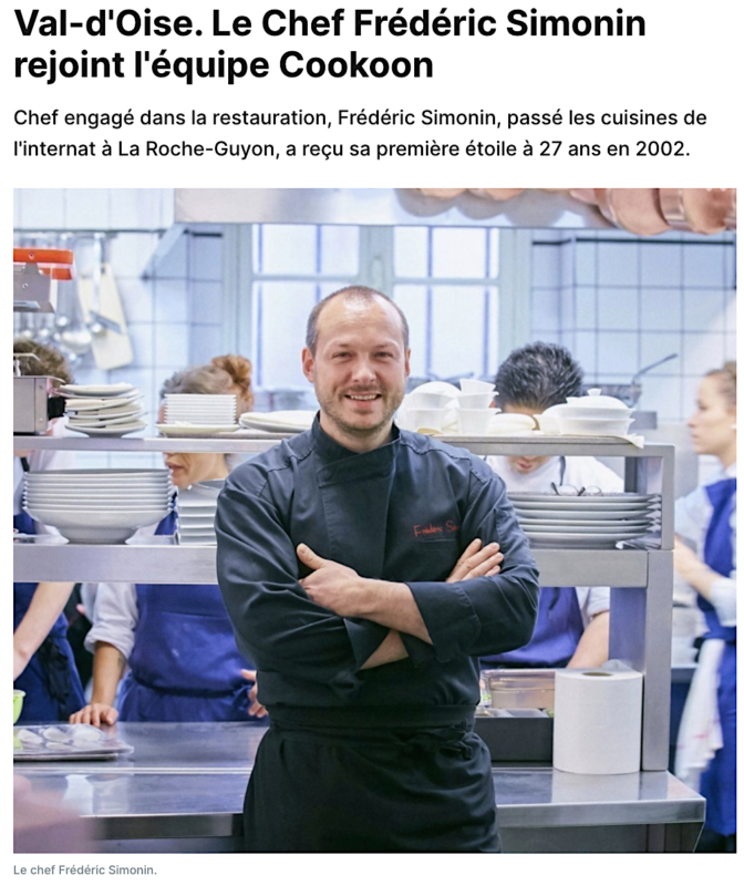 Cookoon - une conciergerie en ligne qui met en relation lieu/chef ...