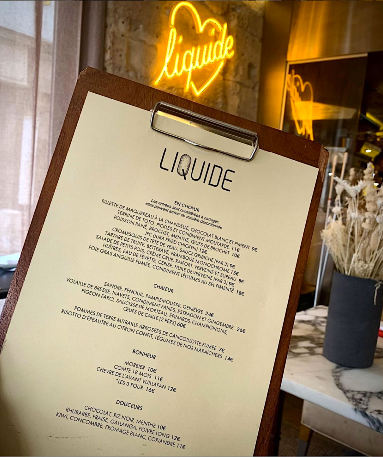 Liquide Par Substance - les premières images du deuxième restaurant du ...