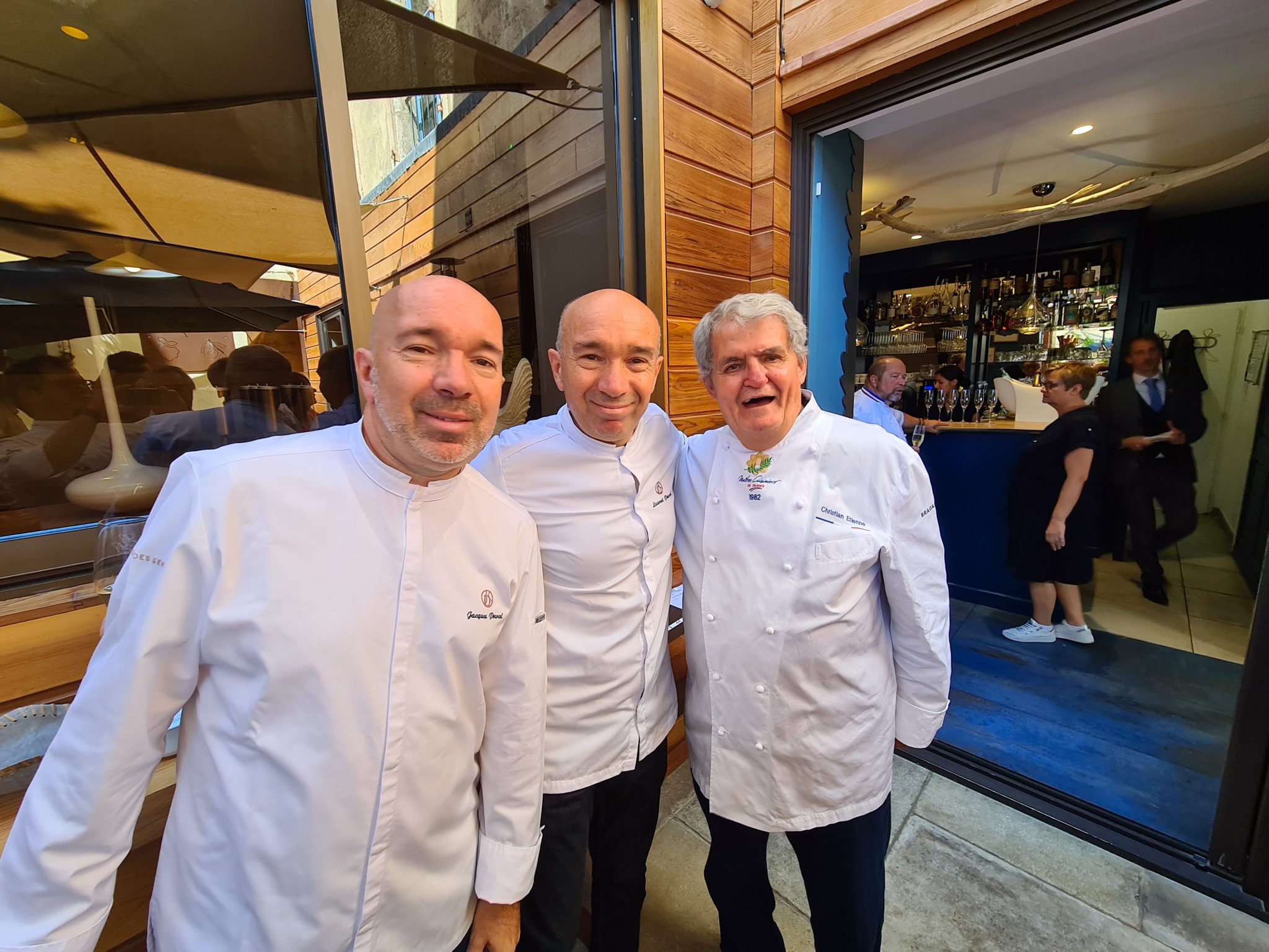 Gilles Goujon et son chef Quentin Pellestor-Veyrier recevaient les ...