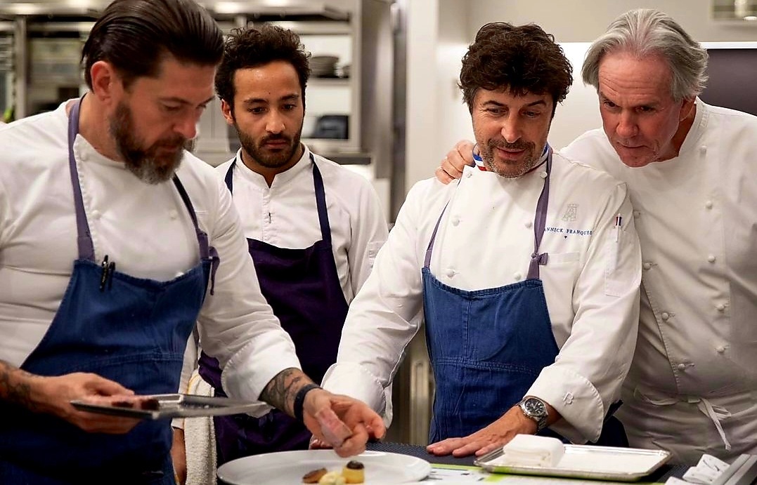 Thomas Keller reçoit "La Tour d'Argent" et son chef Yannick Franques à ...