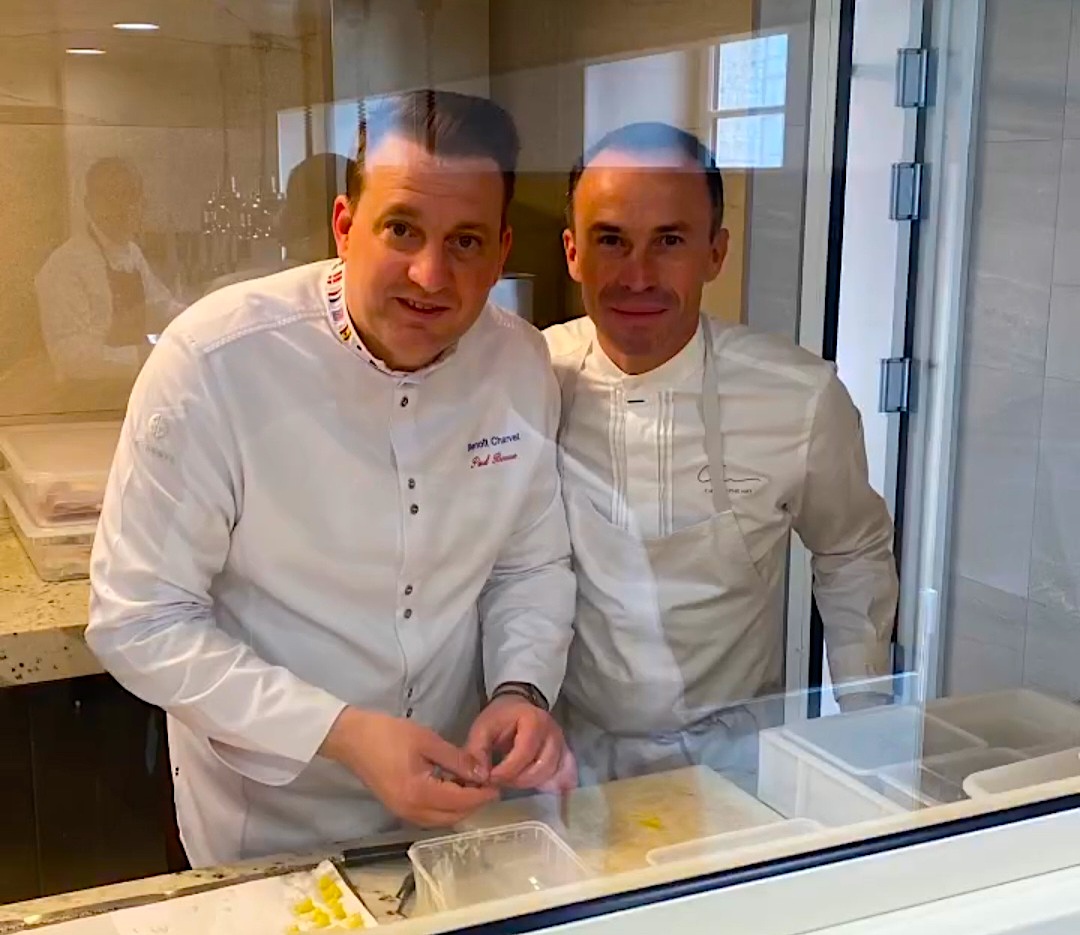 Le chef Christophe Hay recevait les chefs de la Maison Bocuse à Fleur ...