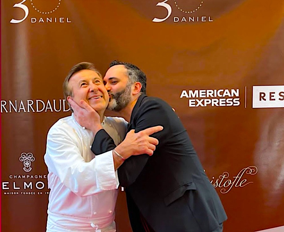 Le restaurant Daniel du chef français Daniel Bould à New York fêtait ...