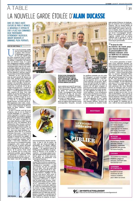 Le chef Alain Ducasse prend du recul de ses cuisines et dorénavant ...